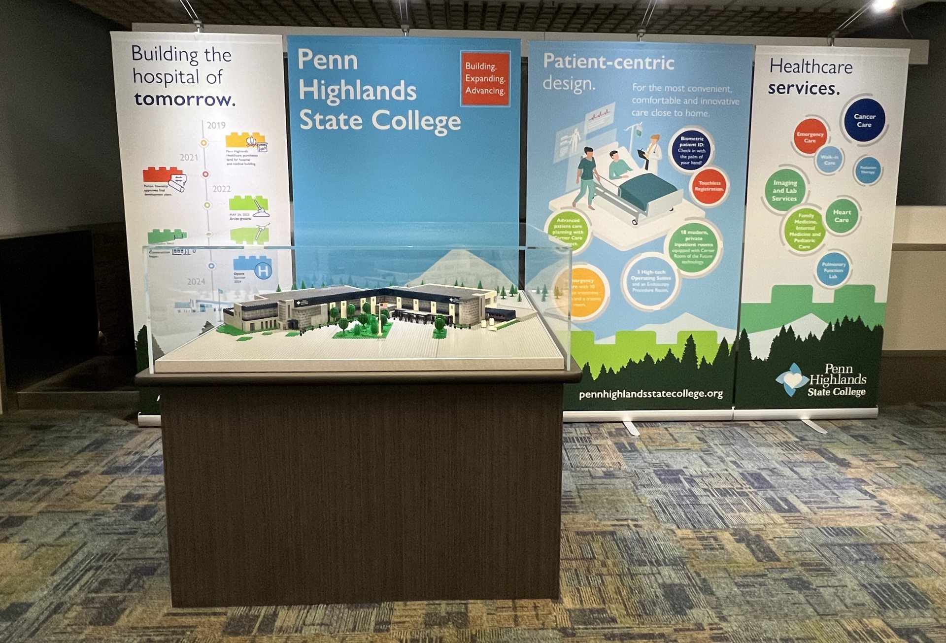 Penn Highlands State College LEGO Models Land at Regional Airport and ...